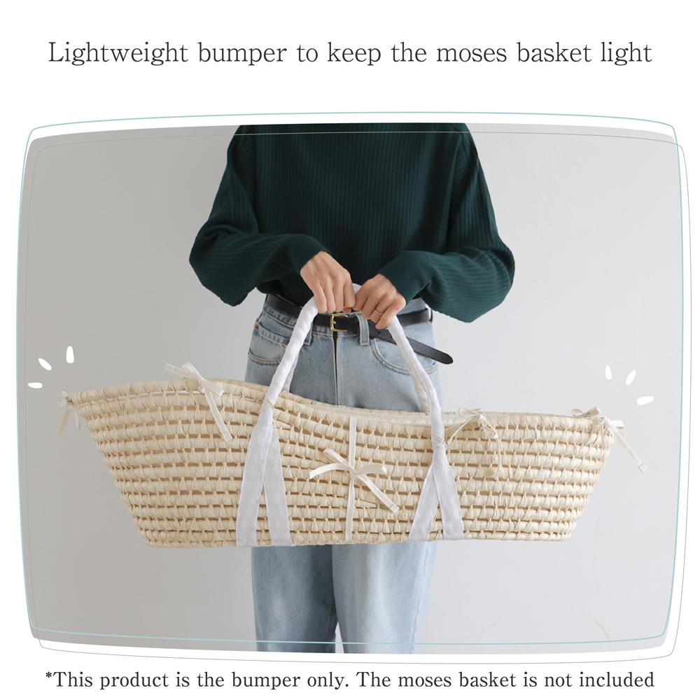 Puppapupo Moses Basket Bumper Ibul Fabric With Moroccan Design Puppapupo Official Store